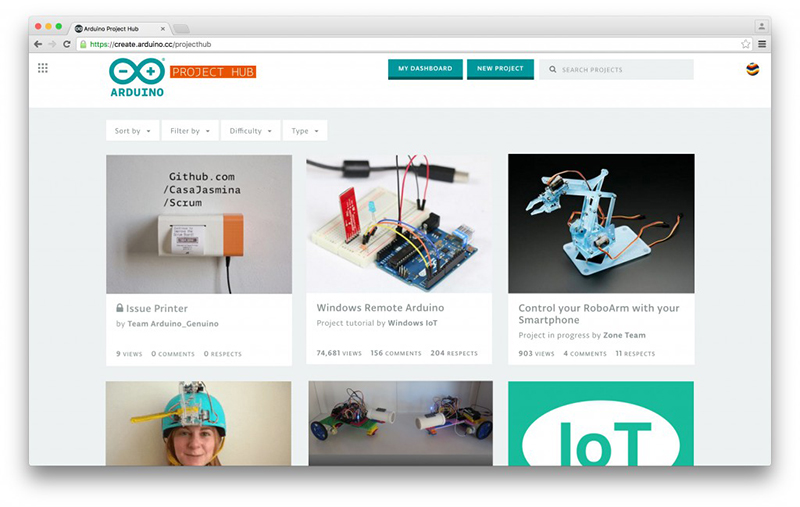Arduino Project Hub and IoT