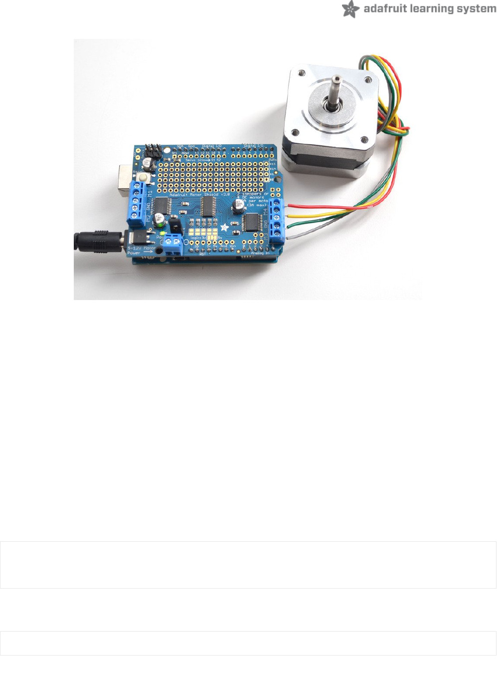 Motor Shield V2 for Arduino Datasheet by Adafruit Industries LLC | Digi-Key Electronics