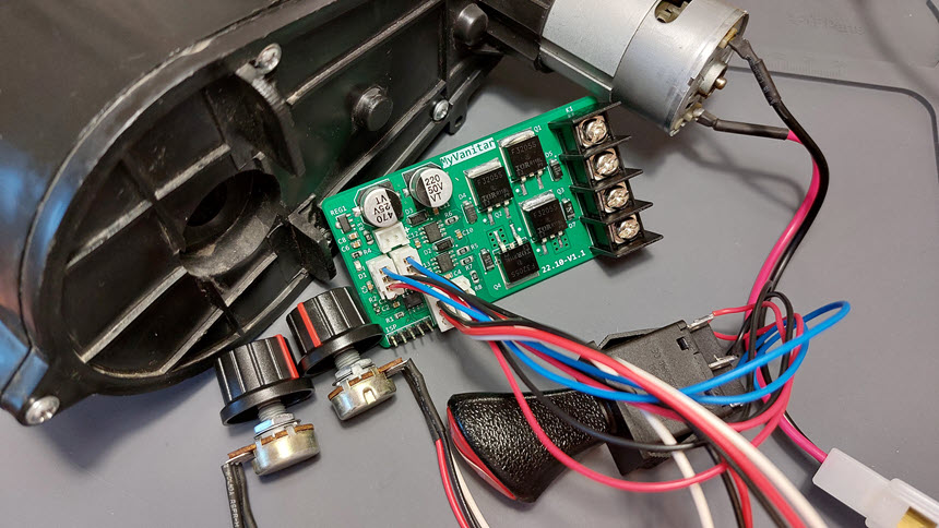 h bridge dc motor driver using arduino and attiny13