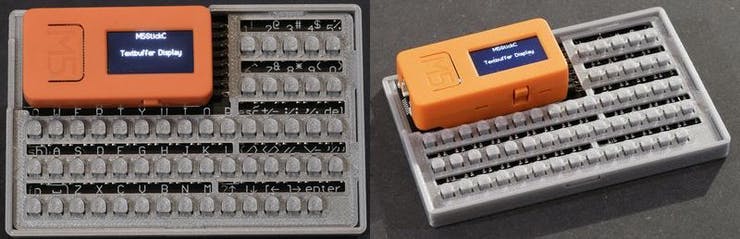 M5StickC Textbuffer Scrolling Display